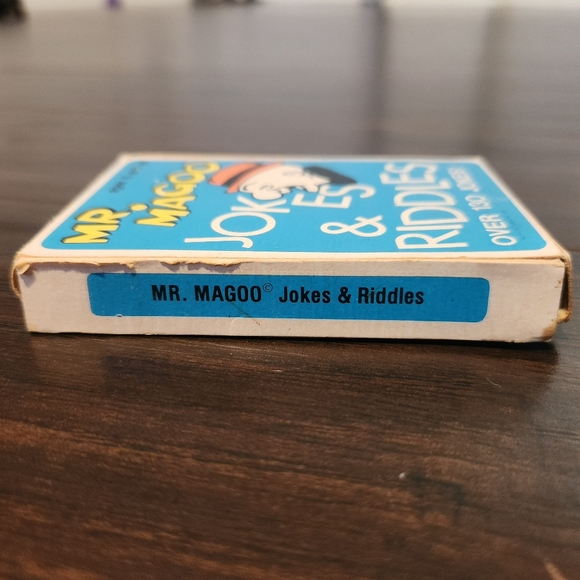 Mr Magoo | Toys | Vintag Mr Magoo Jokes And Riddles Cards Rare 978 ...